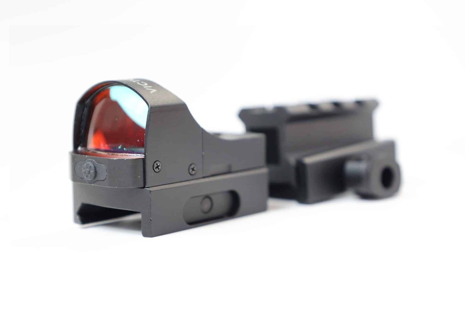 META Tactical Micro Red Dot Sight with Picatinny Rail Mount and Riser ...