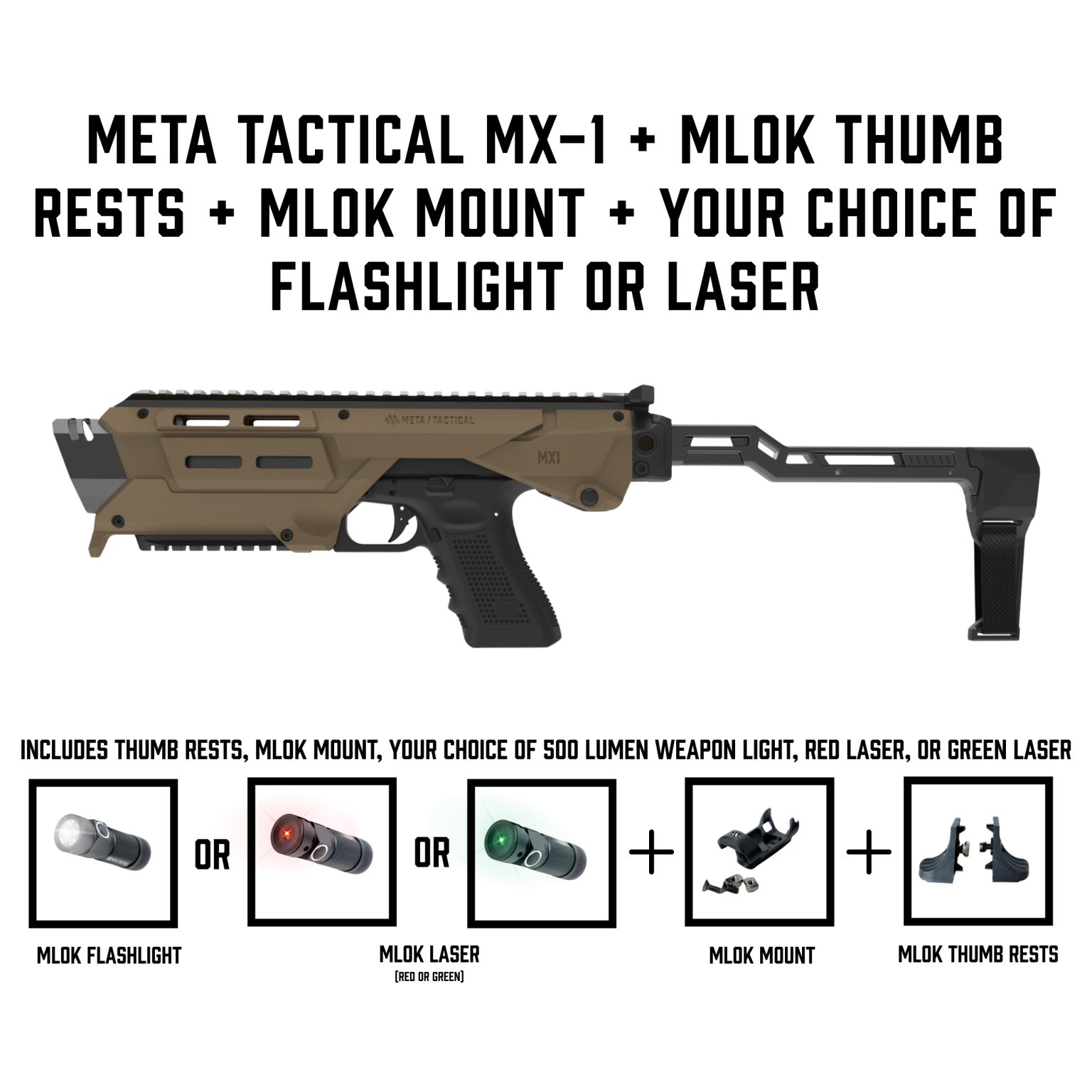 Meta Tactical MX-1 & APEX | Handgun Conversion Kits